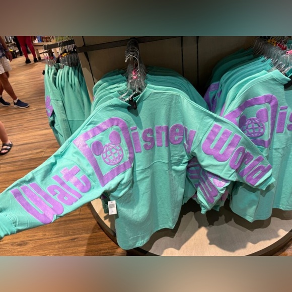 Disney | Jackets & Coats | Disney Spirit Jersey Teal And Purple New ...